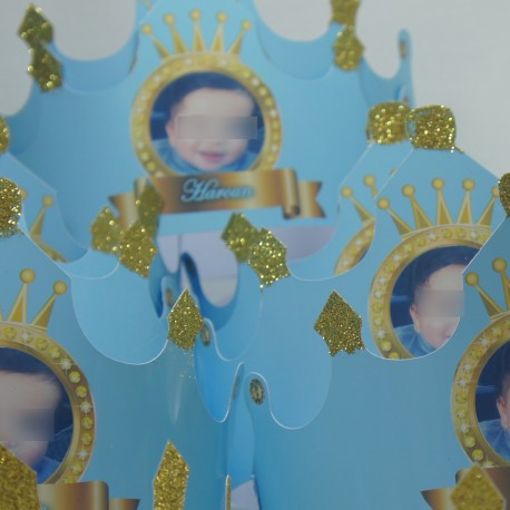 10 Couronnes - Prince - Bleu Ciel